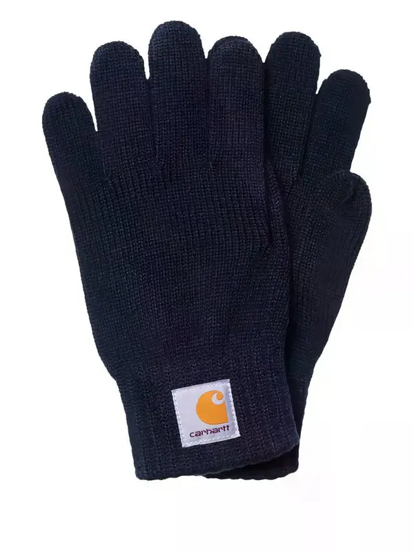 Carhartt Work In Progress Logo-patch Gloves - Blue