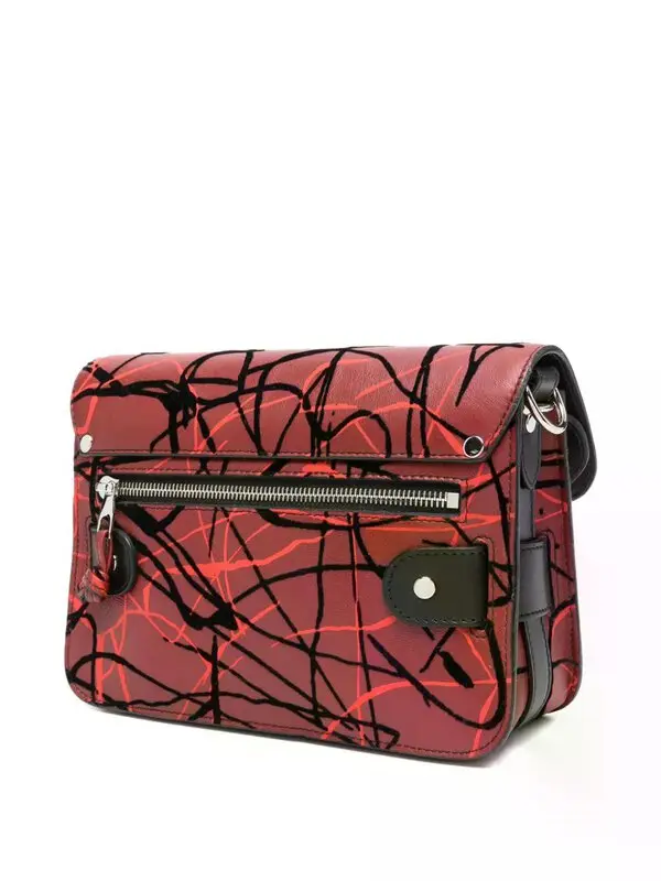 Proenza Schouler Scribble-print Clasp Shoulder Bag