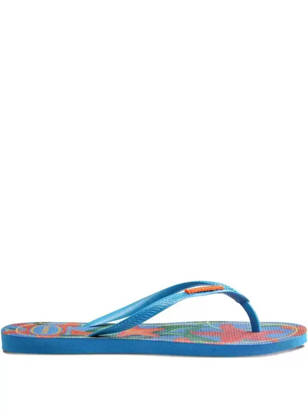 Havaianas Starfish-print Flip-flops - Blue