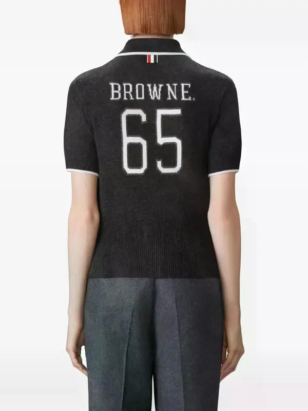 Thom Browne Intarsia-number Polo Shirt