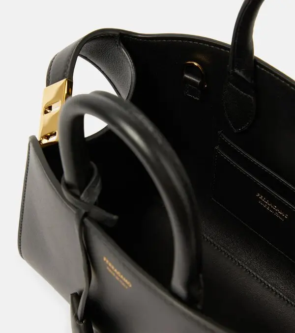 FERRAGAMO Hug Mini Leather Tote Bag