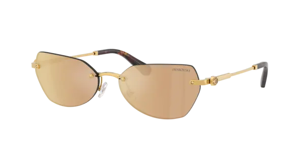 SWAROVSKI Sunglasses - Dark Brown Mirror Rose Gold