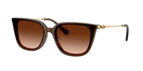 SWAROVSKI Sk6054d Sunglasses - Gradient Brown