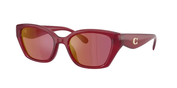 COACH Hc8434u Cby91 Sunglasses - Berry Flash