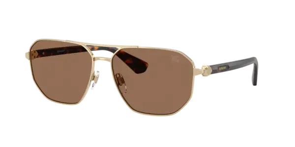 Burberry Be3166 Sunglasses - Dark Brown