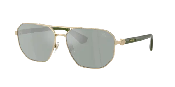 Burberry Be3166 Sunglasses - Petrol Green Mirror Silver
