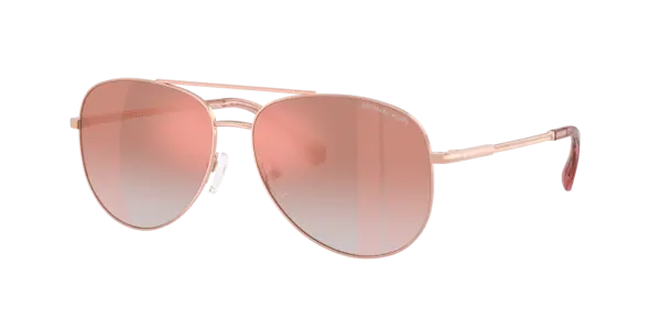 Michael Kors Aviator Sunglasses - Pink Gradient Mirror Pink