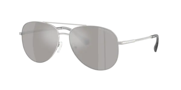 Michael Kors Aviator Sunglasses - Silver Mirror
