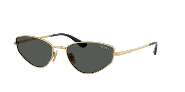 VOGUE EYEWEAR Gold Frame Sunglasses - Dark Grey