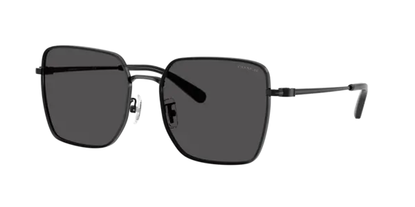 COACH Square Frame Sunglasses - Grey Solid