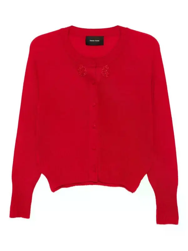 Simone Rocha Embellished Cashmere Cardigan