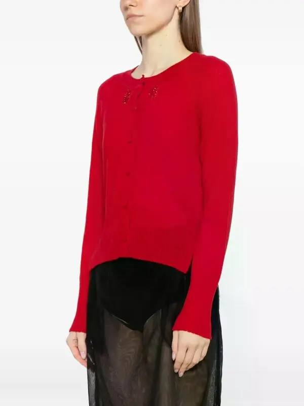 Simone Rocha Embellished Cashmere Cardigan