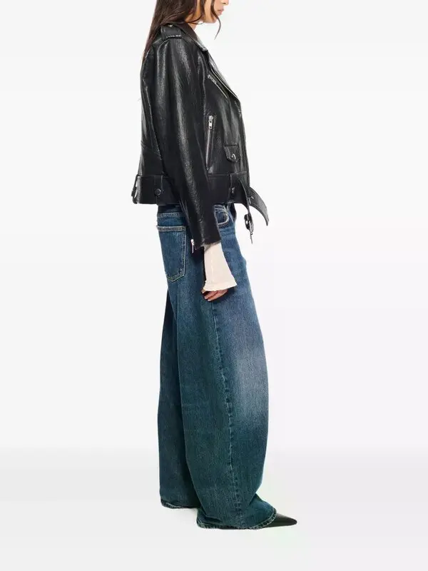 STAND STUDIO Leather Biker Jacket