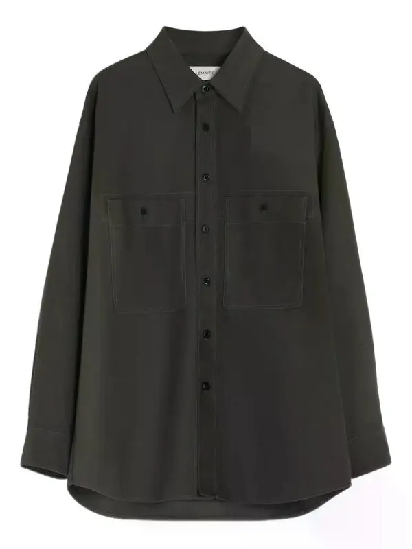 LEMAIRE Patch-pocket Twill Overshirt