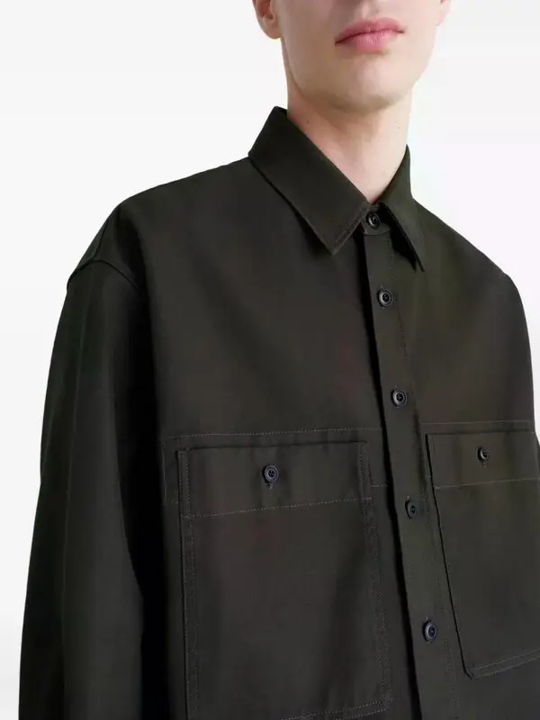 LEMAIRE Patch-pocket Twill Overshirt