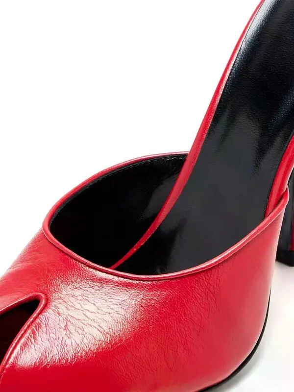 JUDE Date Heel Sandals - Red