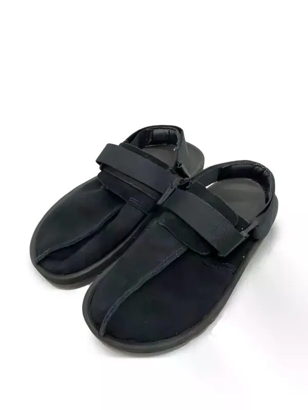 REEBOK Leather Flat Sandals