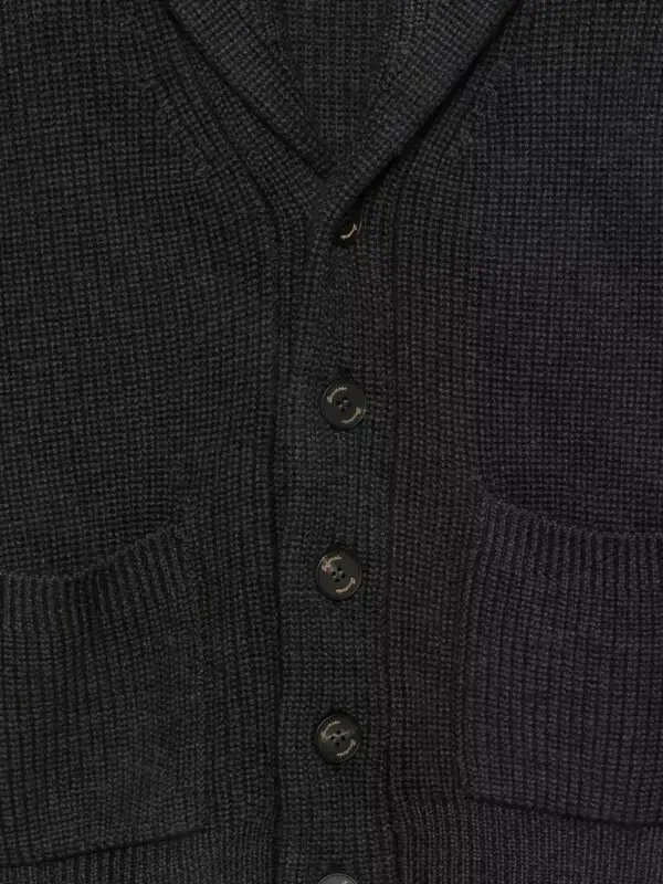 DRUMOHR Shawl-collar Patch-pocket Cardigan