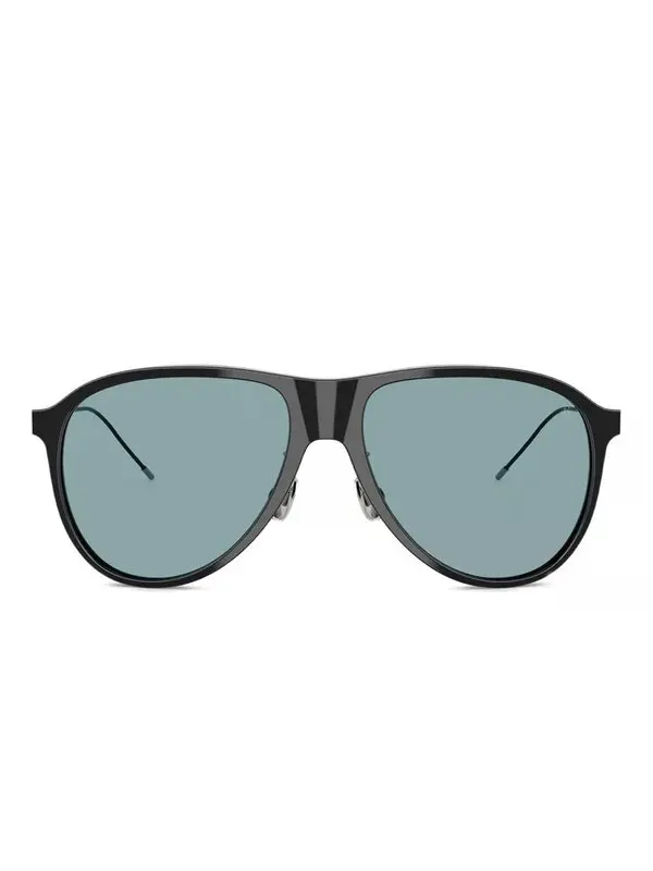 Brunello Cucinelli Pilot-frame Sunglasses - Black