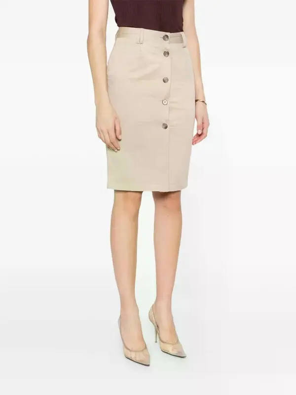 ANINE BING High-waisted Skirt - Neutrals
