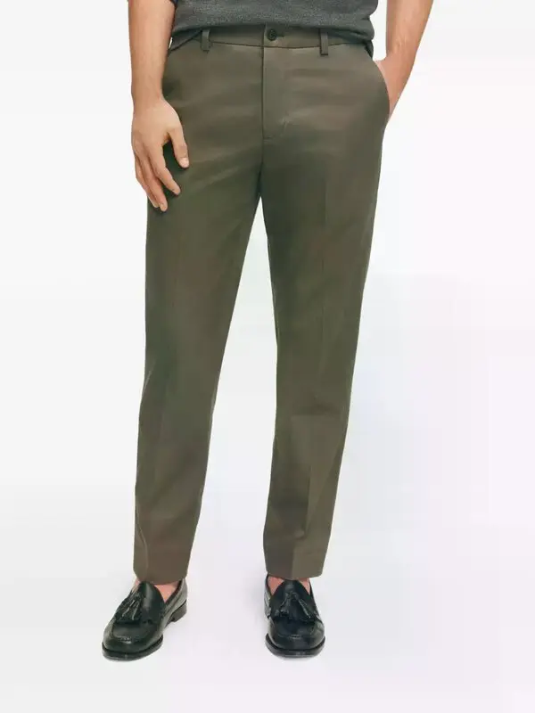 Brooks Brothers Advantage Tailored Chinos - Grey