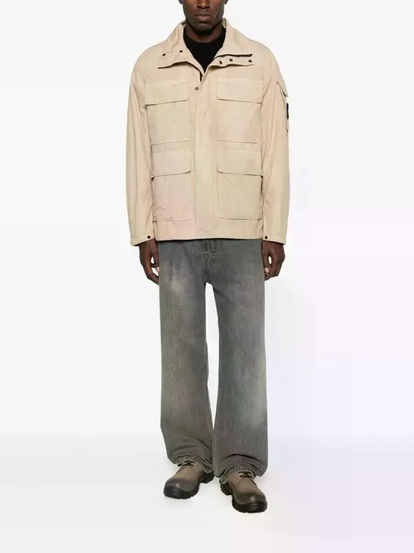 Stone Island Multiple-pockets Cotton Military Jacket