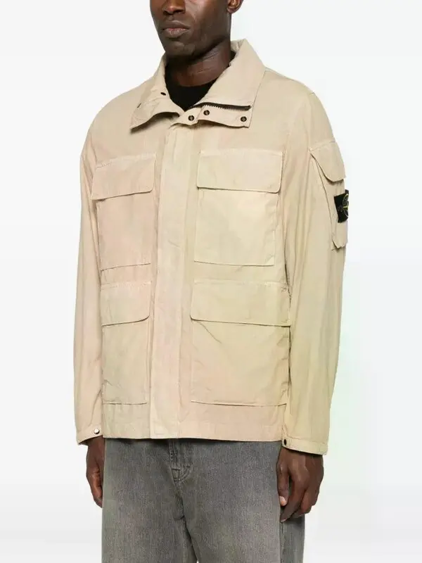 Stone Island Multiple-pockets Cotton Military Jacket