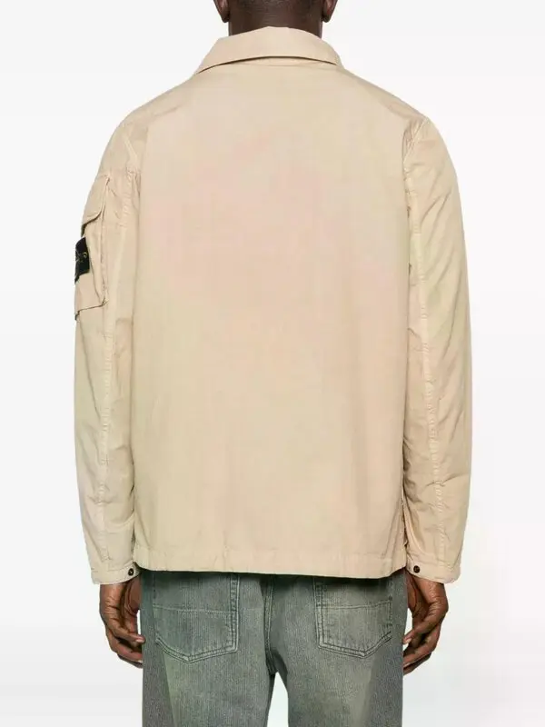 Stone Island Multiple-pockets Cotton Military Jacket