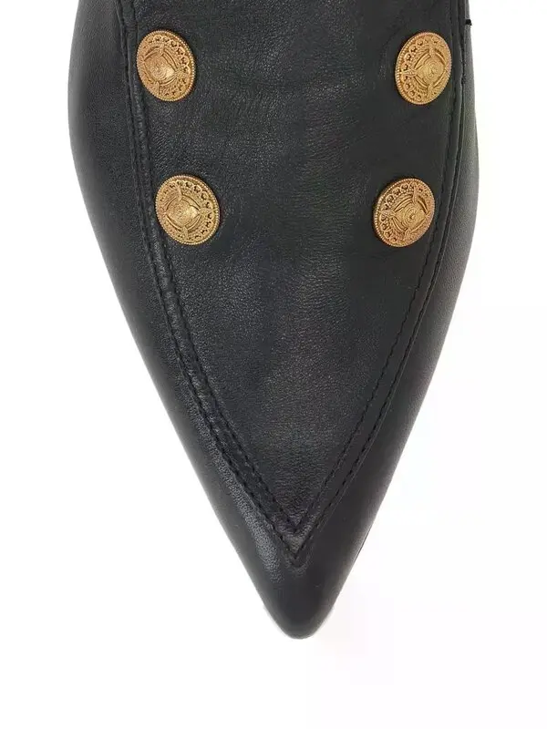 Chloé Agnes Pointed-toe Embellished Loafers