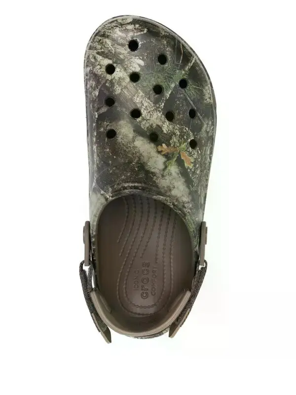 CROCS Realtree Camouflage-print Sandals