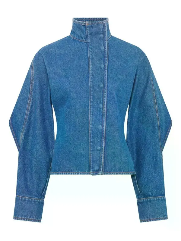 MARINE SERRE Moon Laser Denim Shirt