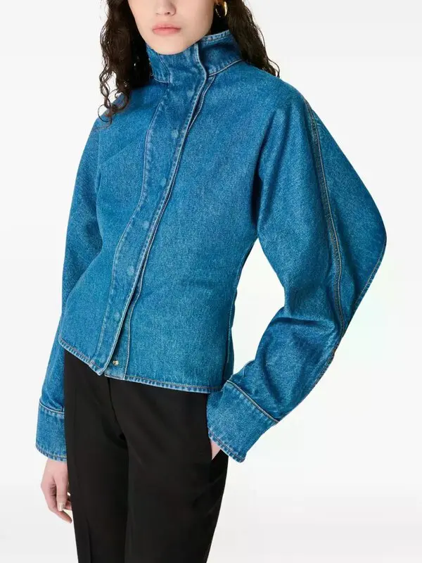 MARINE SERRE Moon Laser Denim Shirt