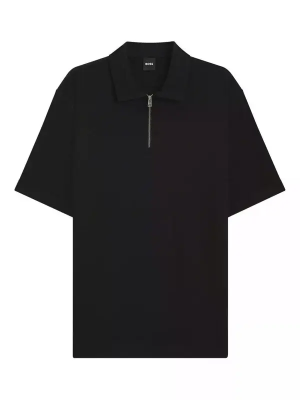 BOSS Zip-neck Polo Shirt