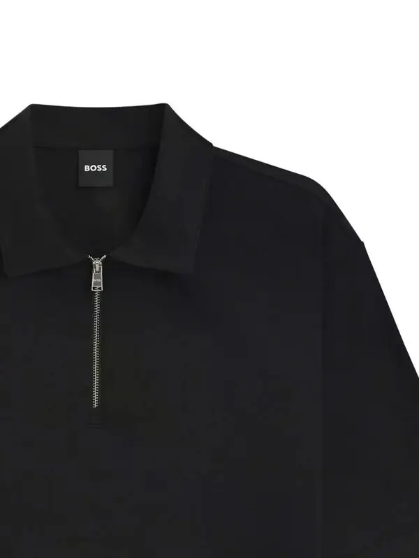 BOSS Zip-neck Polo Shirt