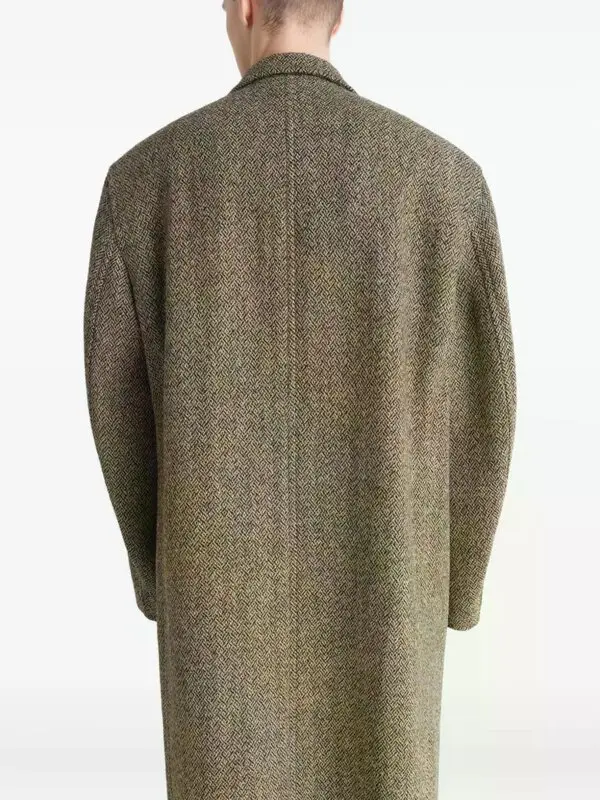 LEMAIRE Chesterfield Herringbone Tweed Coat