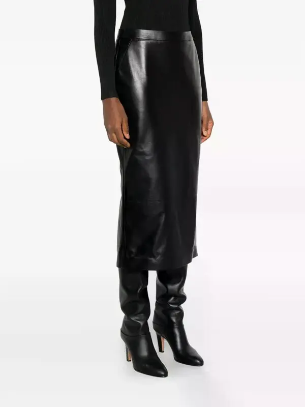 Givenchy Leather Pencil Skirt