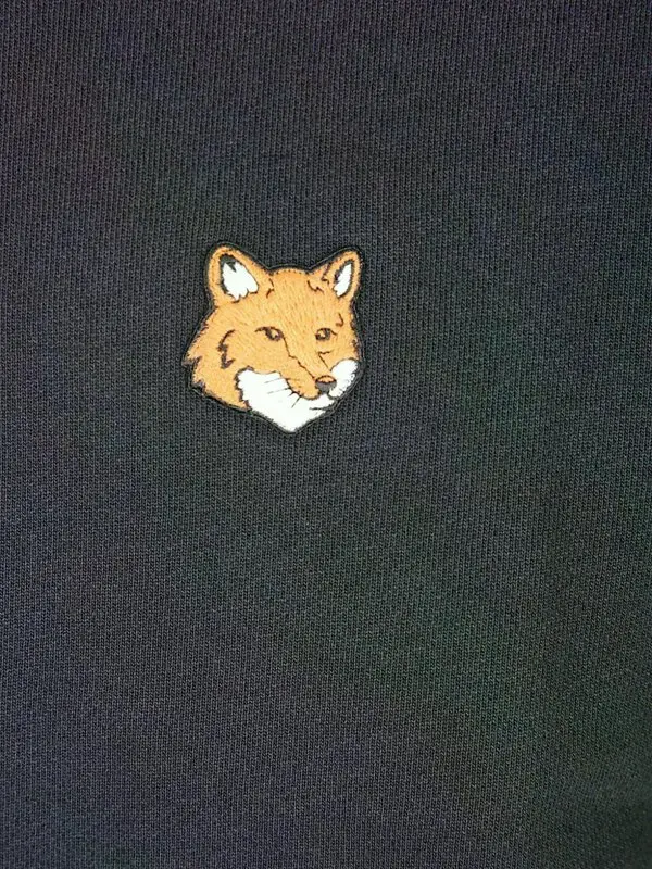 Maison Kitsuné Fox Head-motif Cotton Sweatshirt