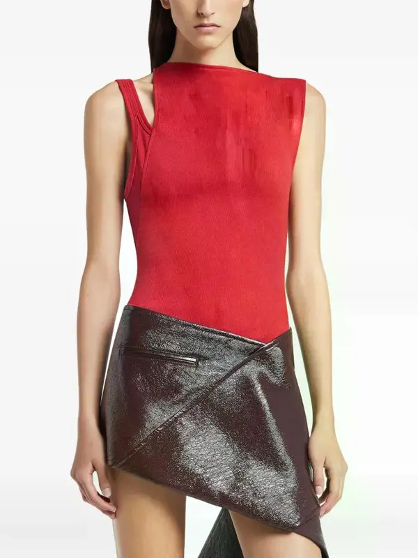 COURREGES Asymmetrical Neck Vest