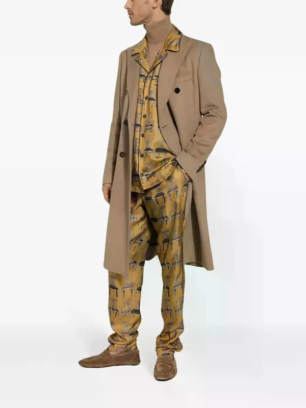 Dolce & Gabbana Double-breasted Cashmere Coat
