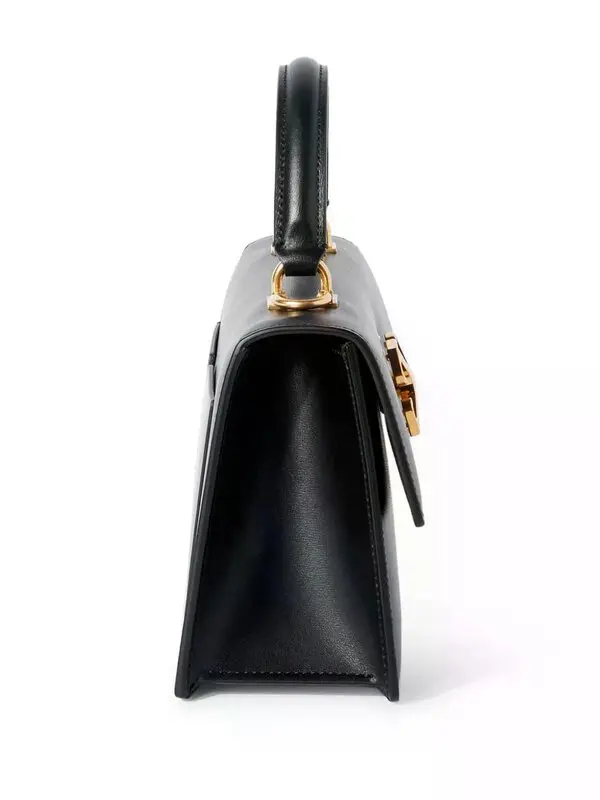 Off-White Jitney 1.4 Leather Tote Bag - Black