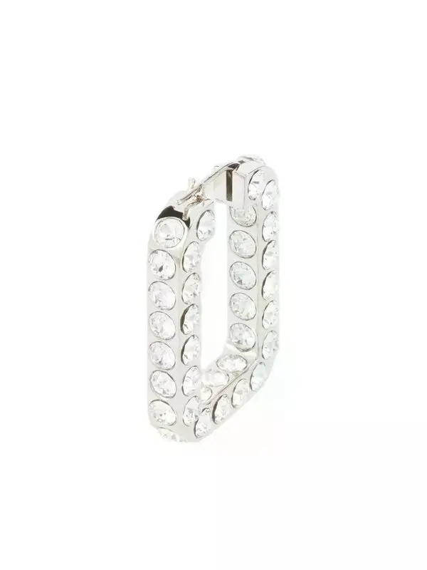 Amina Muaddi Crystal-embellished Hoop Earrings
