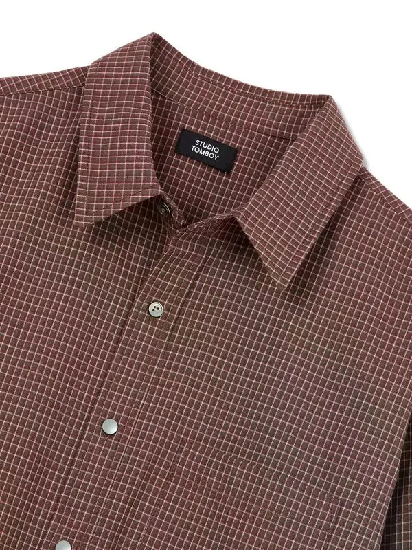 STUDIO TOMBOY Checked Cotton Shirt