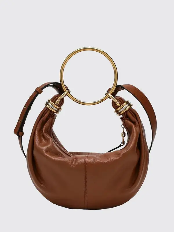 Chloé Leather Bracelet Bag - Brown