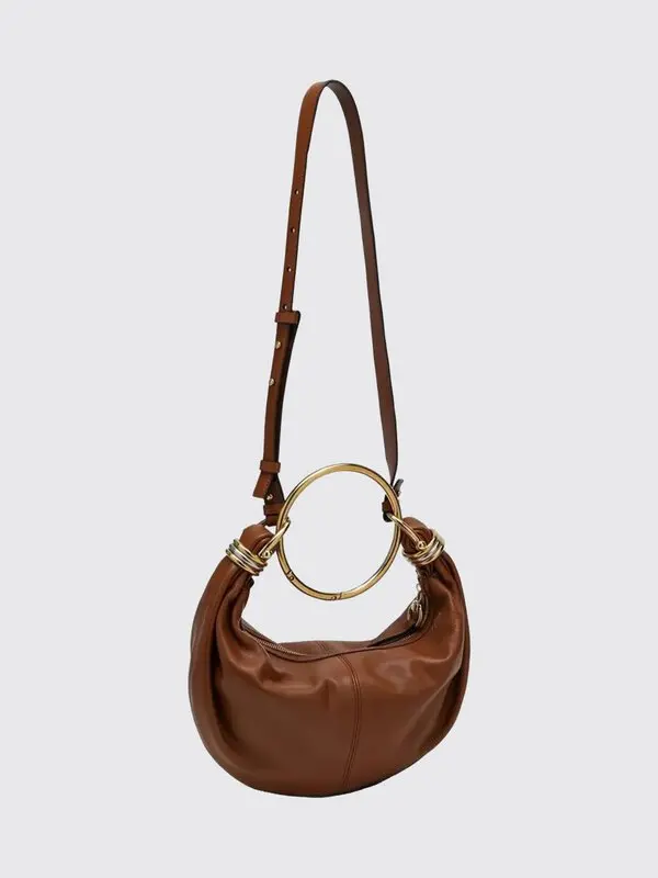 Chloé Leather Bracelet Bag - Brown