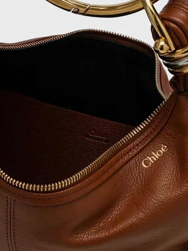 Chloé Leather Bracelet Bag - Brown