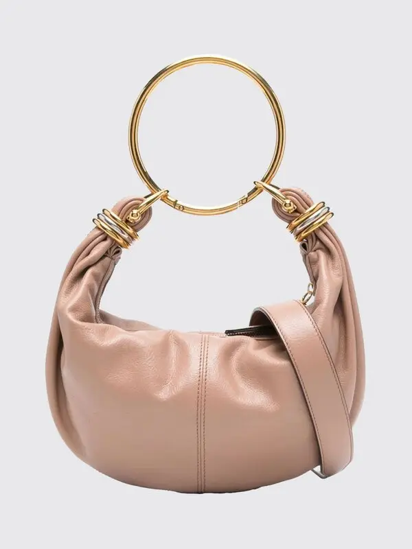 Chloé Leather Bracelet Bag - Pink