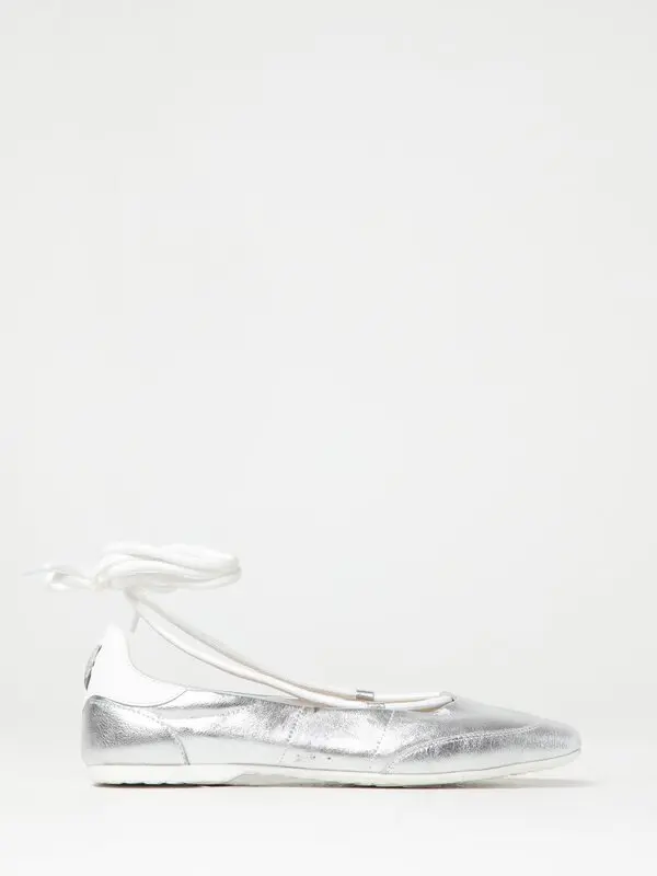 Patrizia Pepe Ballerina Flats - Silver