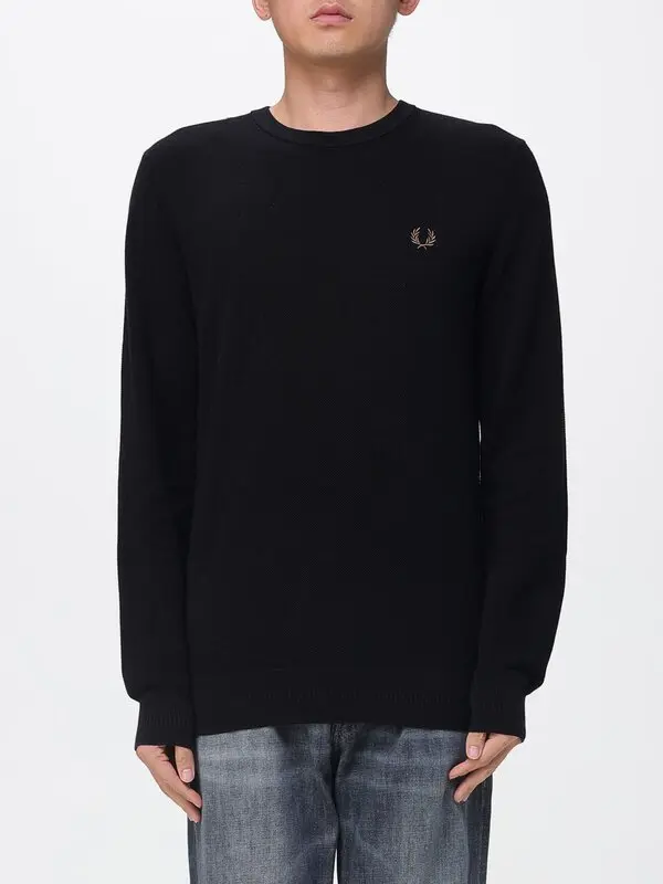 Fred Perry Pullover Sweater - Black