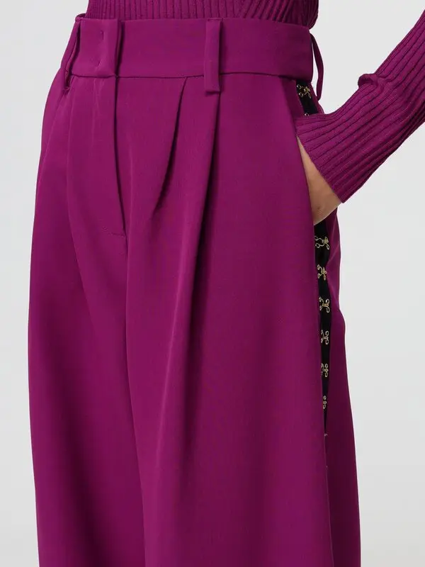 Just Cavalli Wide-leg Trousers With Side Embellishment