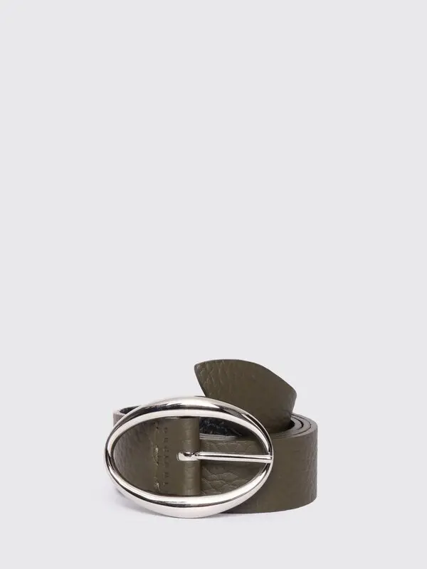 ORTIGNI Leather Belt - Green